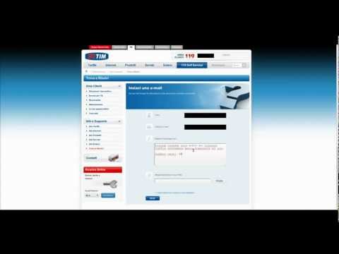 Procedura invio email a TIM