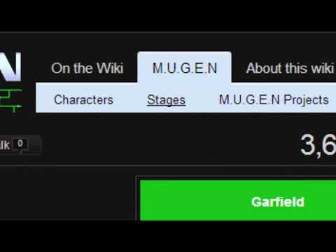 Como decargar chars y stages en la página M.U.G.E.N Database