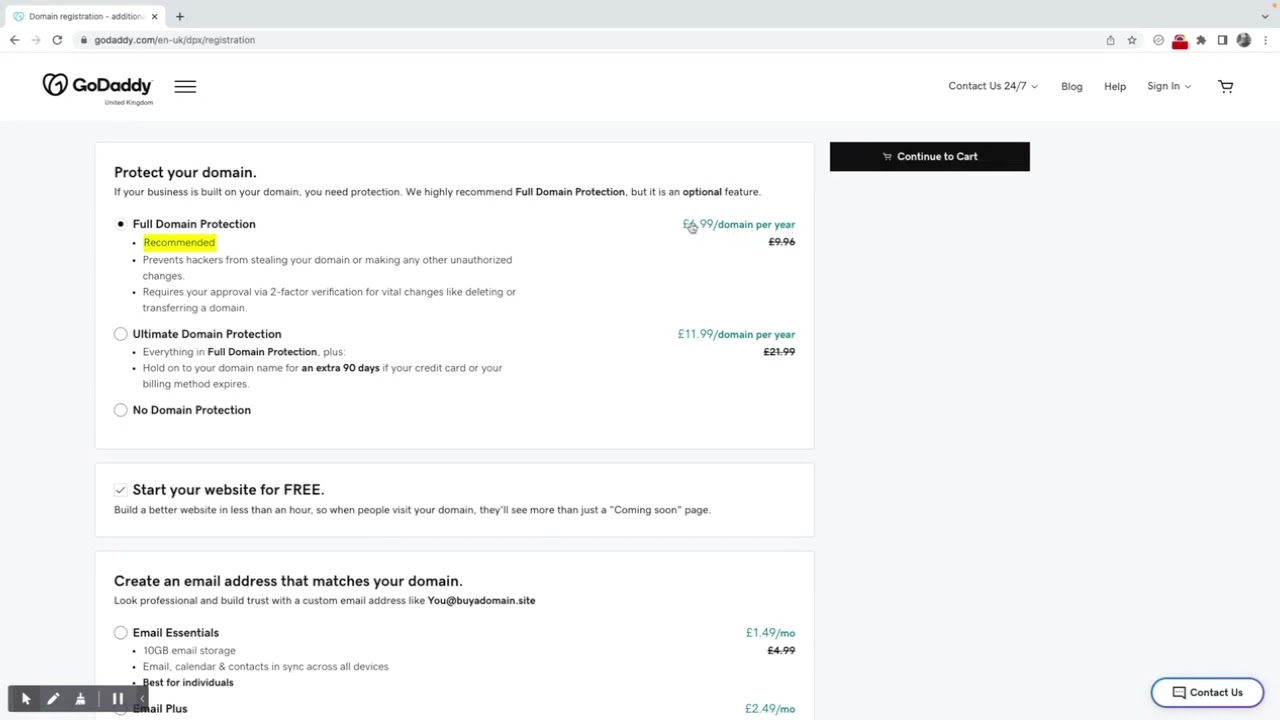 Domain Names Registration Tutorial - Godaddy 2022