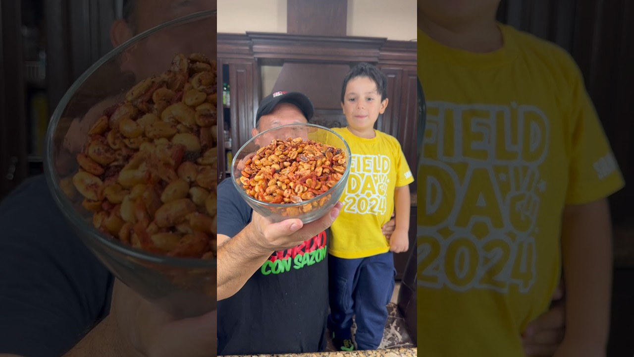 How to make peanut snack with chili and lime