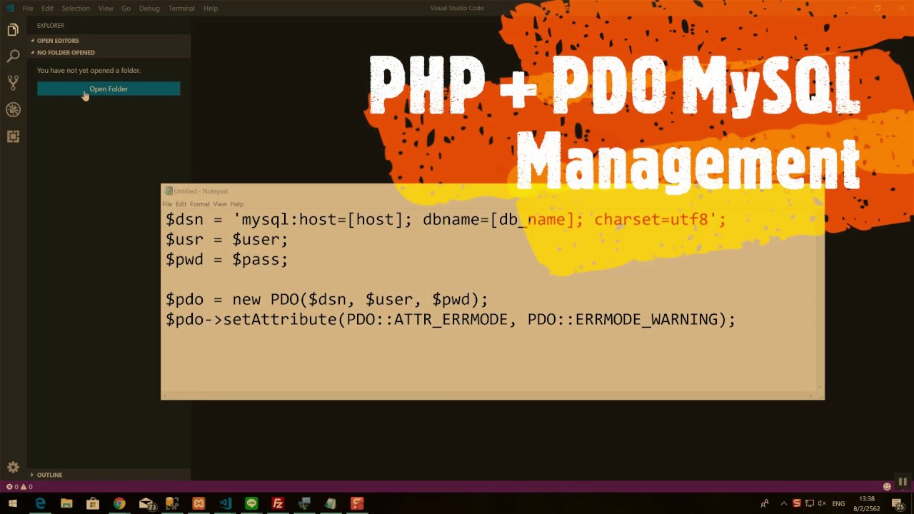 PHP + PDO MySQL Management with CRUD