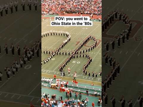 POV: You went to Ohio State in the ‘80s 🎞️