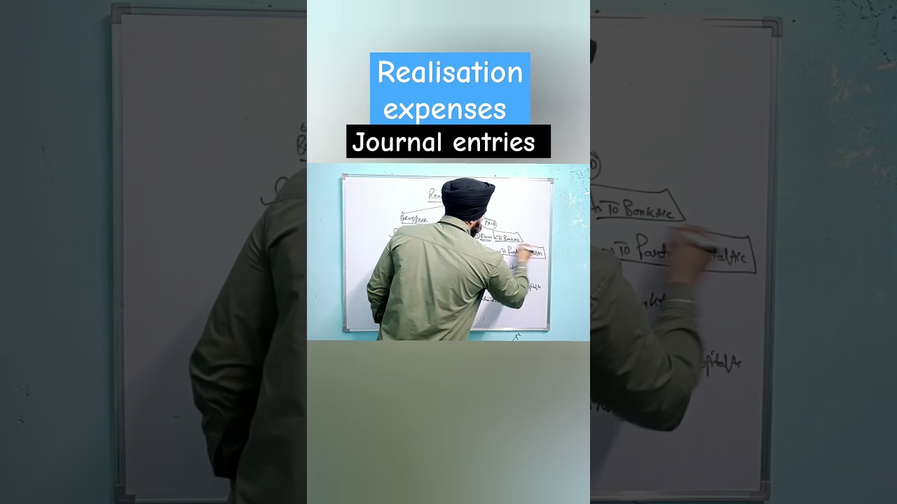 realisation expenses journal entry class 12 | All cases journal entries | short trick | Dissolution