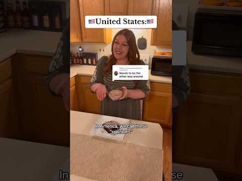 Sprinkles, hundreds and thousands, or jimmies? 🧁 #uk #usa #ukvsusa #british #american #funny