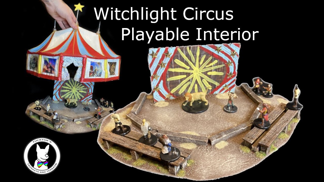 Playable Interior Witchlight Circus - Tucktuk's Trinkets and Terrain Ep. 28