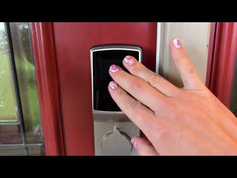 How to activate your door code for the lockley lock and use it each time after