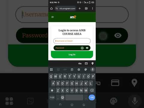 How To Get Access To AMB COURSE