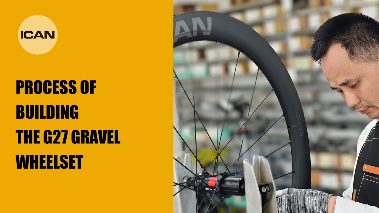 Assembly process of G27 Gravel wheelset with DT240 hubs.#icancycling #g27