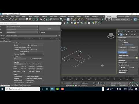 3ds Max 2023 Shapes: Extended Splines