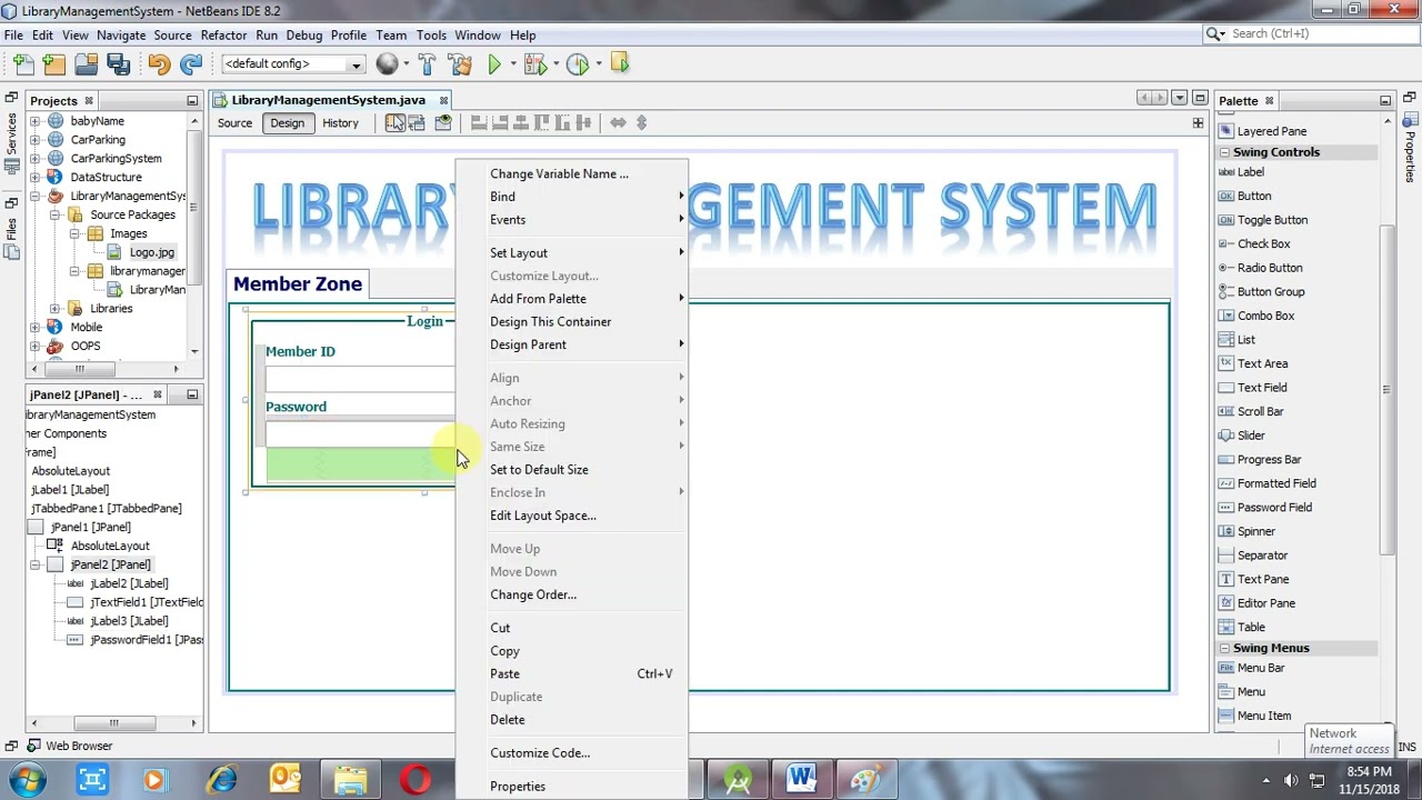 Library Management | Video 1 | Java Applets