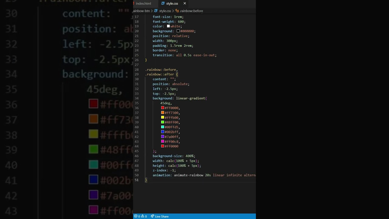 Creating a Rainbow Button with CSS - Fun and Colorful Web Design!