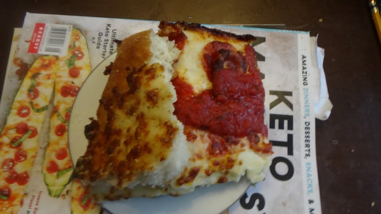 ASMR Eating Pizza Huts Detroit Style Pizza