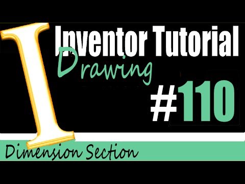 110 Inventor Drawing Tutorial: Chain Dimensioning Video Lecture ...