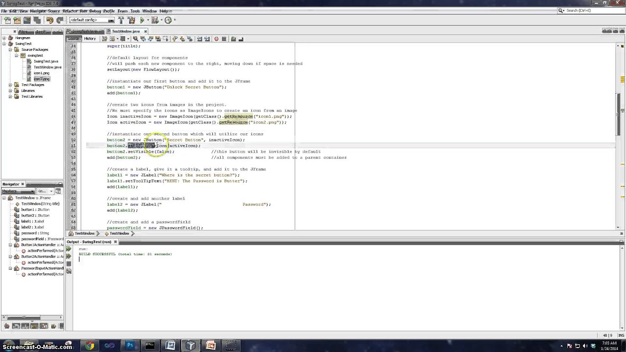 Java Swing Tutorial Part 1