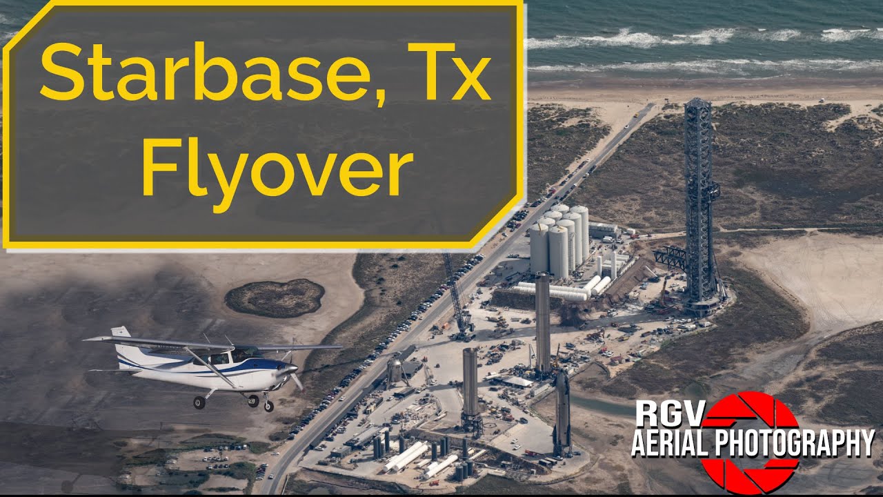 SpaceX Starbase, Tx Flyover (November 10, 2021)