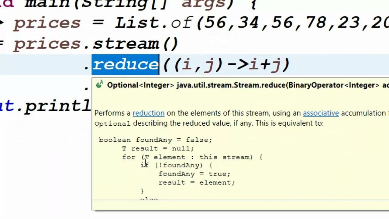 COREJAVA || JAVA-8 FEATURES || Session=7 ||reduce() method with filter map || BY Mr. RATAN SIR