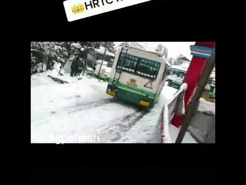 😮 omg!!! ... Brave man HRTC Reakonpeo, Kinnaur. #kinnaurvalley #hrtc #himachal Grand Salute