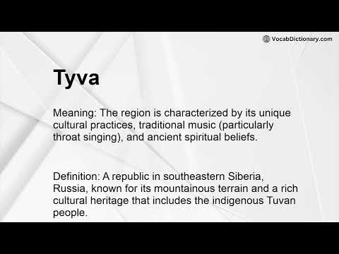 Tyva Meaning