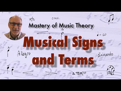 Musical Signs and Terms. Book 1, Ch. 5