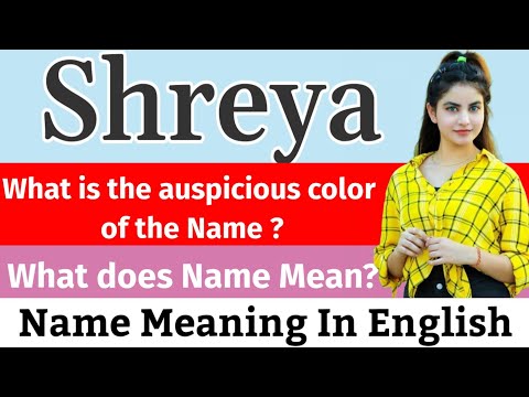 Shreya Name Meaning In English | Shreya Meaning | What Is The Meaning Of Name Shreya | Baby Names #S