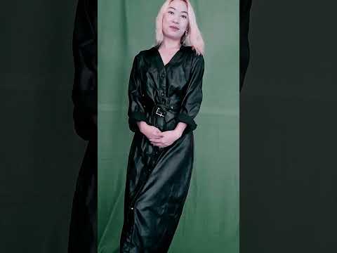 Styling Up Black leather dress. #trend #yeshua #blackdress #blackdressideas #thefashionfinesse