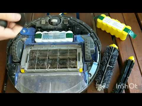 How to replace your Roomba iRobot vacuum's battery & brushes in just one minute! [ANTRobut 4500mAh]