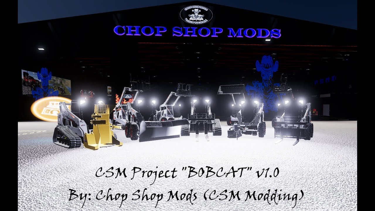 CSM Bobcat 590 Series Skid Steer Pack v 1.1 - FS 19
