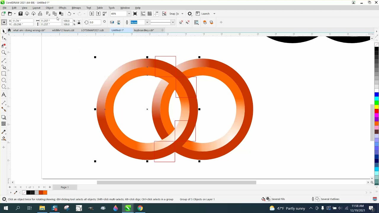 Corel Draw Tips & Tricks Edit Fill Docker Part 3 MORE
