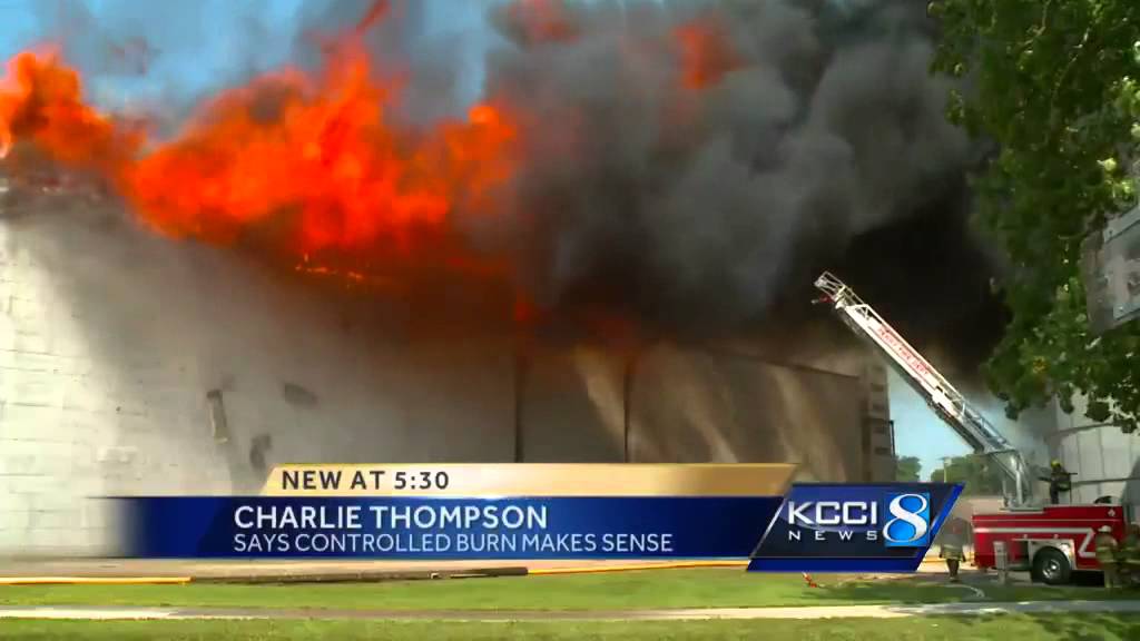 Fire takes down old co-op elevator