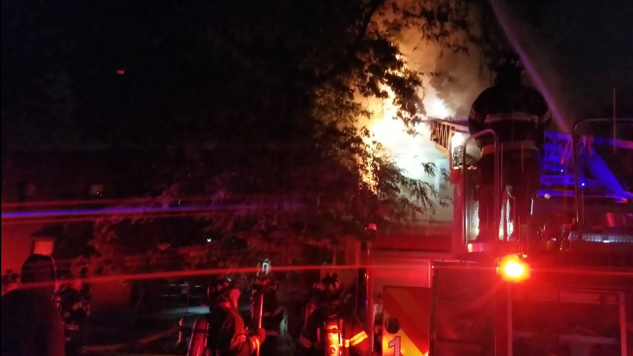 **Early Arrival** East Orange Heavily Involved House Fire During Pouring Rain 7-17-19