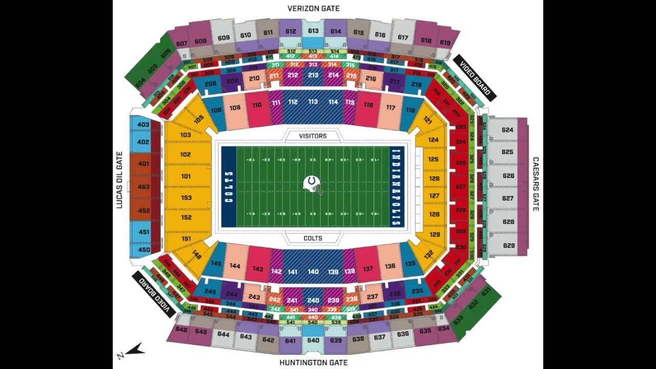 every nfl stadium seating chart