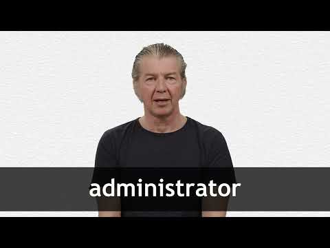 ADMINISTRATOR definition and meaning | Collins English Dictionary
