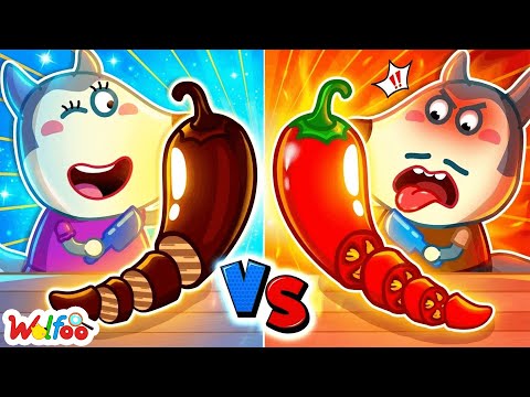 Chocolate VS Real Food Challenge - Safety Rules for Kids | Kids Cartoon ...