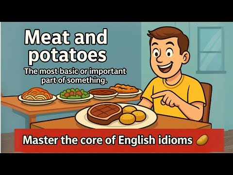 'Meat and Potatoes' Explained | English Idiom Lesson