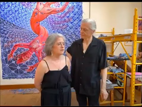Virtual Studio Tour with Alex and Allyson Grey