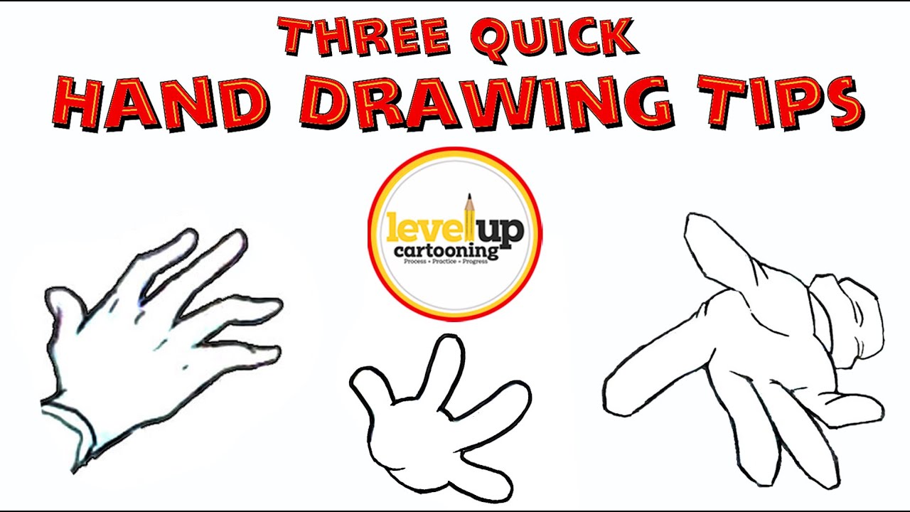 3 Tips for Drawing Cartoon Hands