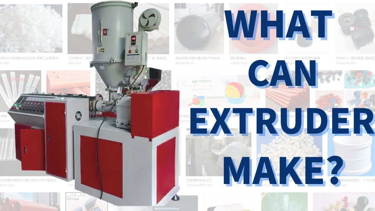 extrusion machinery : how does plastic extrusion work | what is extruder machine used for | extruder