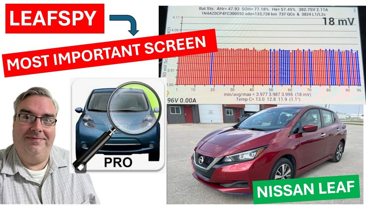 How to Read LeafSpy - Most Important Screen - for Nissan Leaf