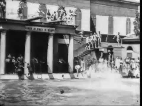 50 Baños de Diana en Milán 1896 Lumière Bains de Diane à Milan CINE SILENTE