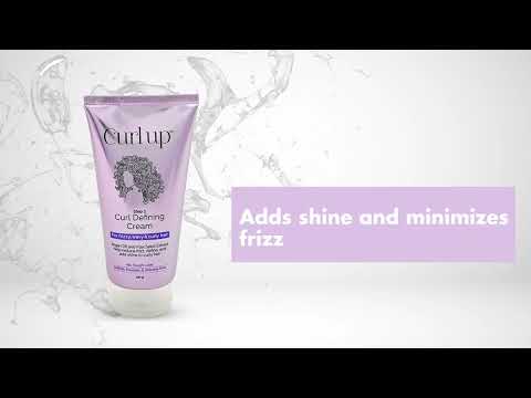 CURL UP Defining Cream | Leave In Conditioner Defines & Provides Hold ...