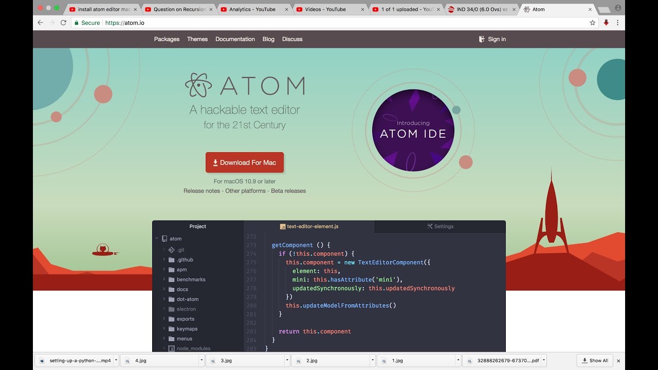 How to run Python Program in Atom Editor