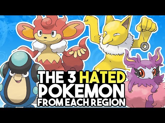 Top 5 most disliked Pokemon of all time