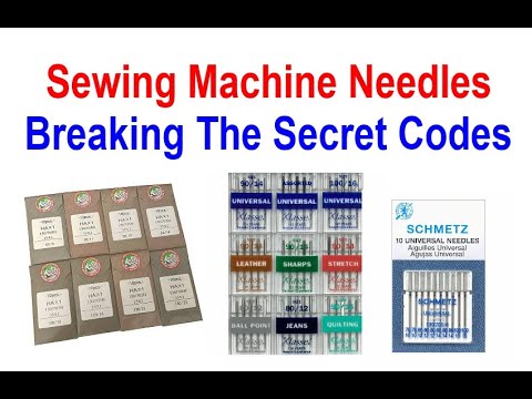 Sewing Machine Needles - Breaking The Secret Codes - Christopher Nejman