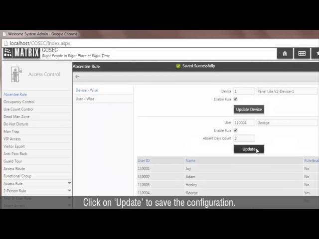Matrix Time Attendances System - Aegis Digital PBX System Authorized ...
