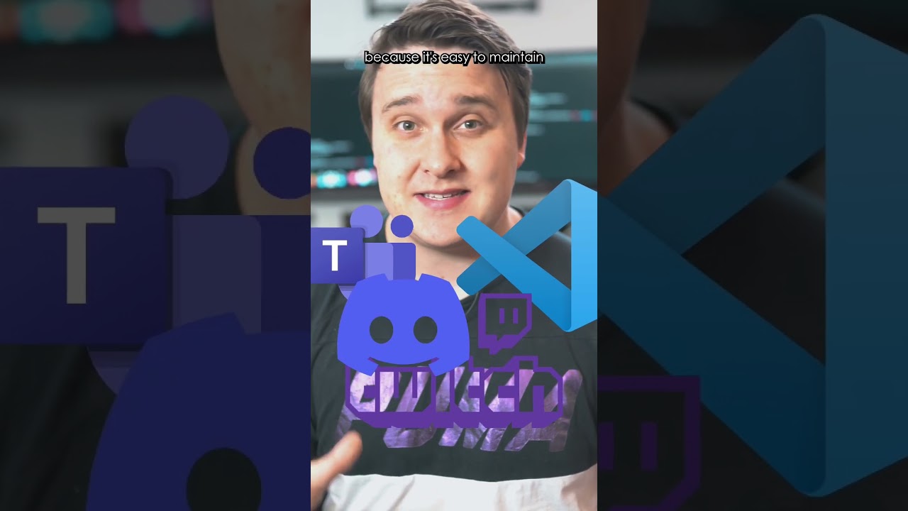 Build desktop apps with JavaScript easily 👩‍💻 #technology #programming #software #code #javascript