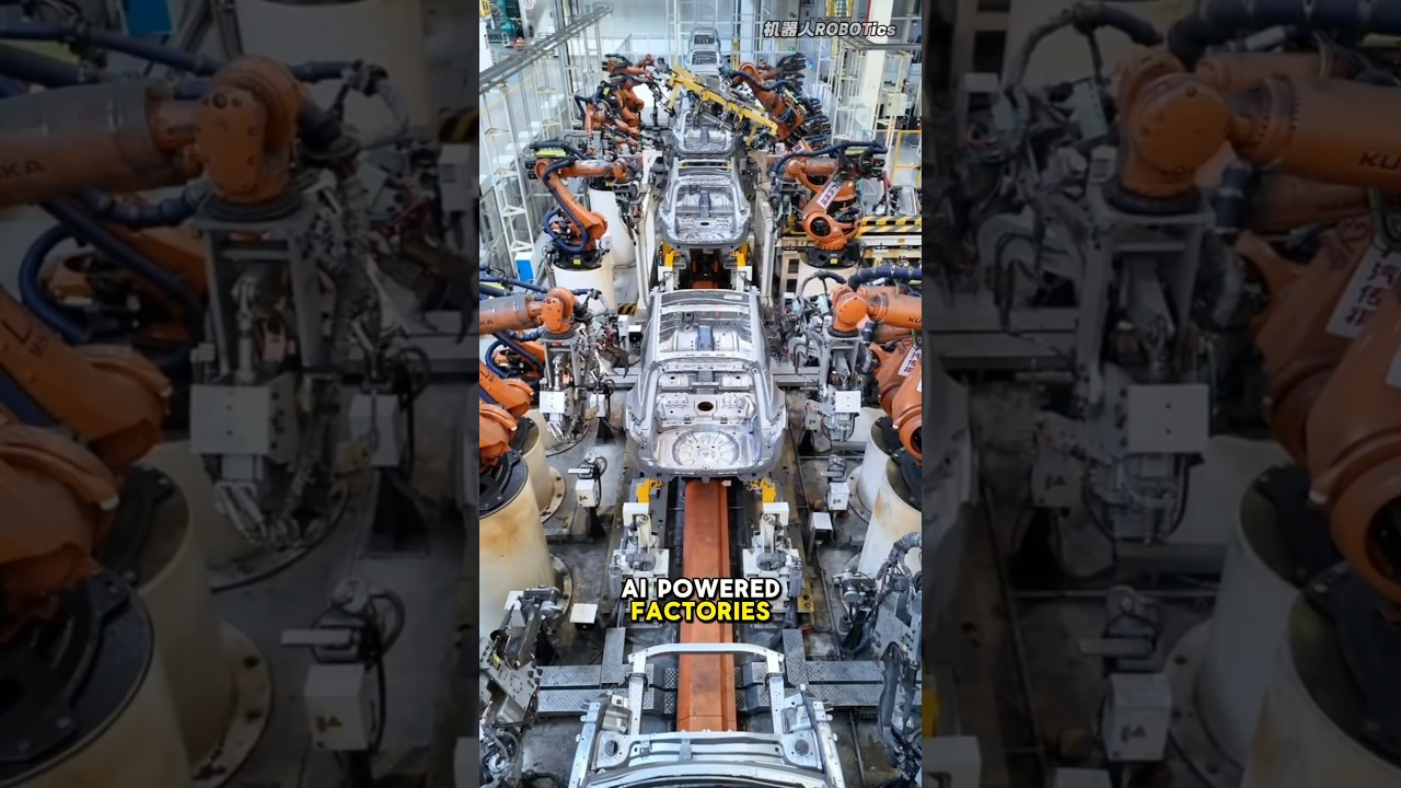 AI Robots Building Cars! 🚗 The Future of Car Manufacturing in China #robotics #cars