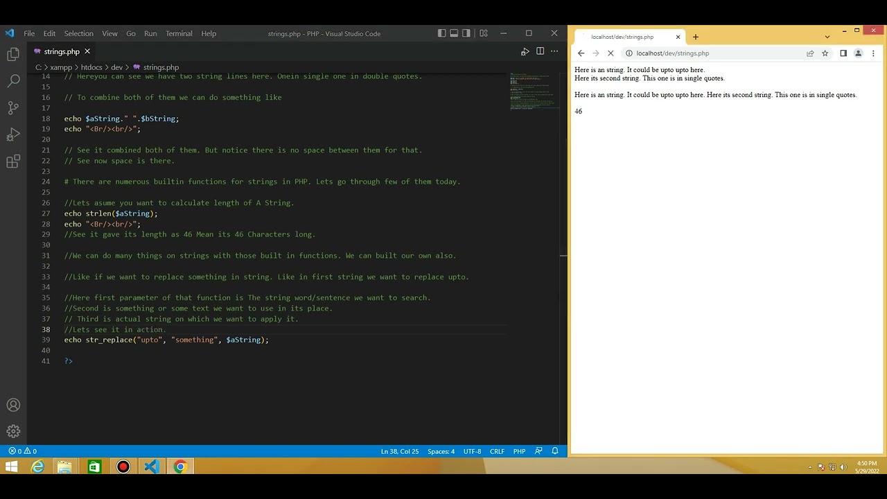 PHP String Functions Explained with Examples - PHP Strings