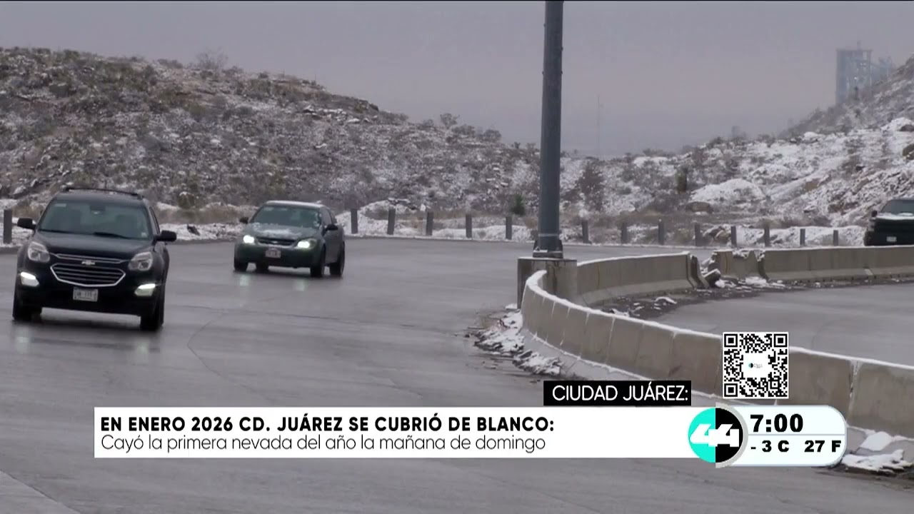 In January 2026, Ciudad Juárez was covered in white.