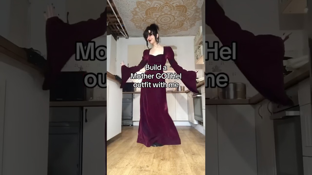 Build a Mother GOTHel outfit with me #gothic #gothfashion #gothoutfit #cosplay
