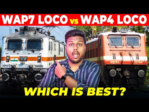 WAP4 vs WAP7 Which is the Better Locomotive? ππ₯ Kamalesh Siddu